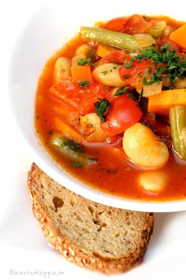 Bohnensuppe - ein Rezept von Kleinstadthippie - vegan und lecker